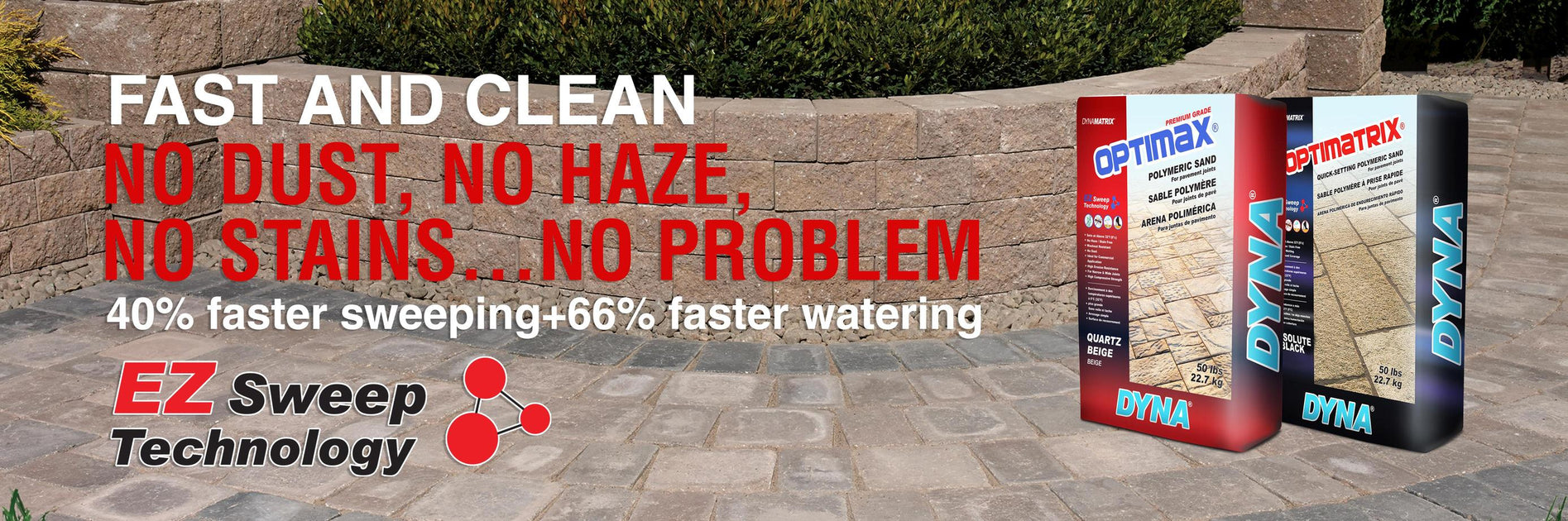 EZ SWEEP POLYMERIC SAND — Dyna