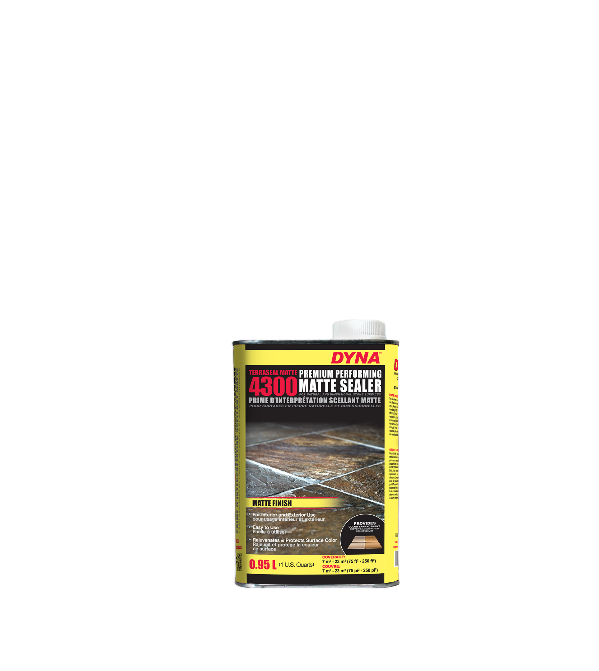 DYNA® TERRASEAL GLOSS 4320 Sealer Matte Finish for Natural Stone — Dyna