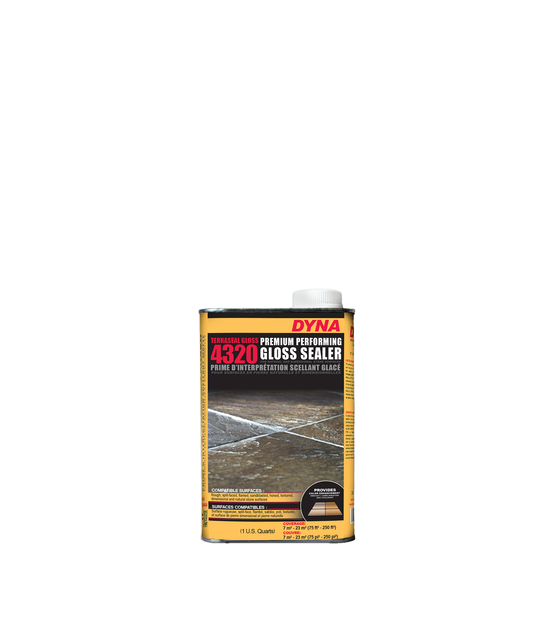 DYNA® TERRASEAL GLOSS 4320 Sealer for Natural and Dimensional Stone — Dyna
