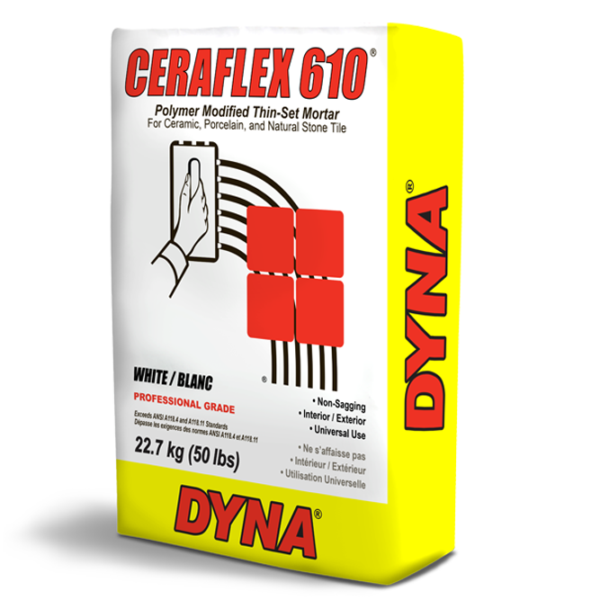 Ceraflex I Polymer-Modified Thin-Set Mortar — Dyna