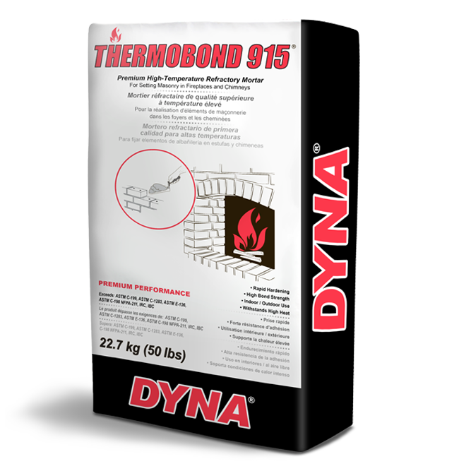 Thermobond I High-Temperature Refractory Mortar — Dyna
