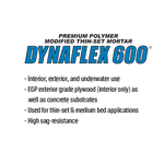 Dynaflex I Polymer-Modified Thin-Set Mortar